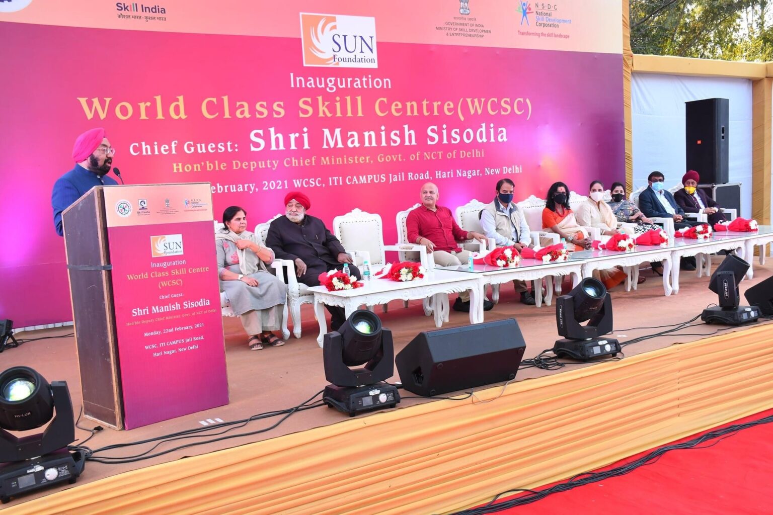Sun Foundation, (NGO) sets up World Class Skill Centre (WCSC) in ITI Hari Nagar, Jail Road, New ...
